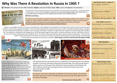 Why Was There A Revolution In Russia In 1905 | StudyX