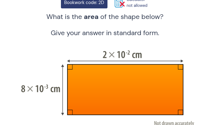 What is the area of the shape below? Give | StudyX