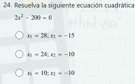 24. Resuelva la siguiente ecuación | StudyX