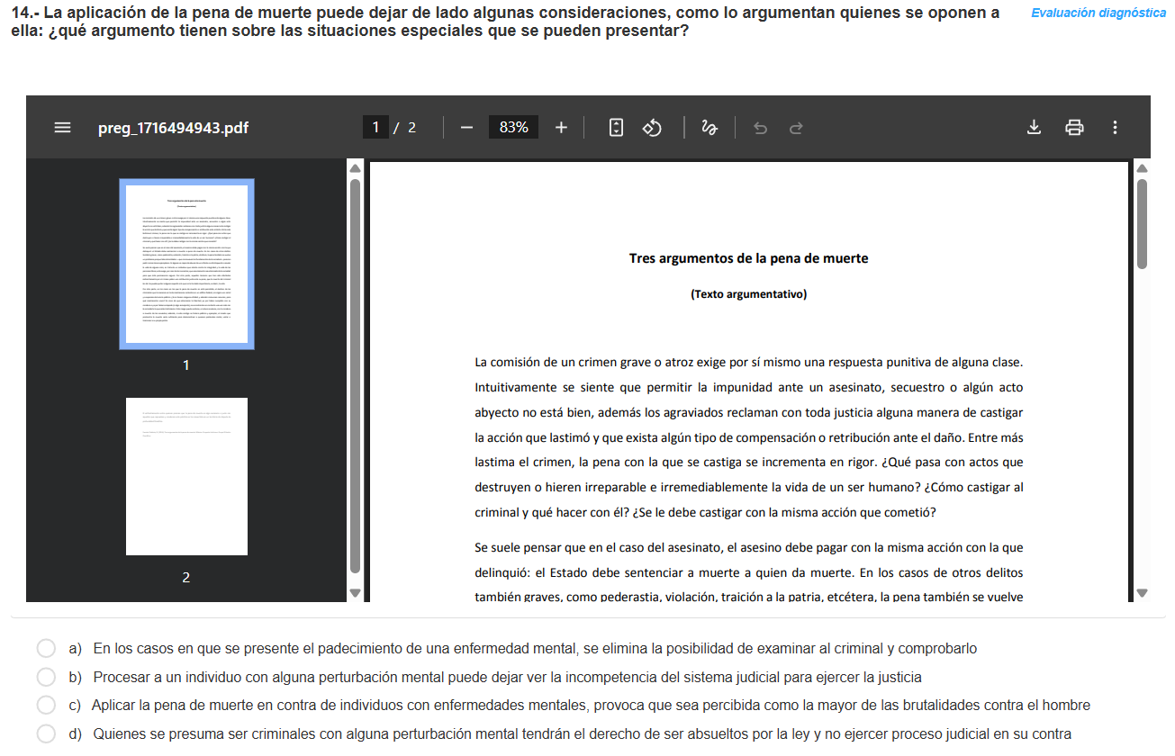 14.- La aplicación de la pena de muerte | StudyX