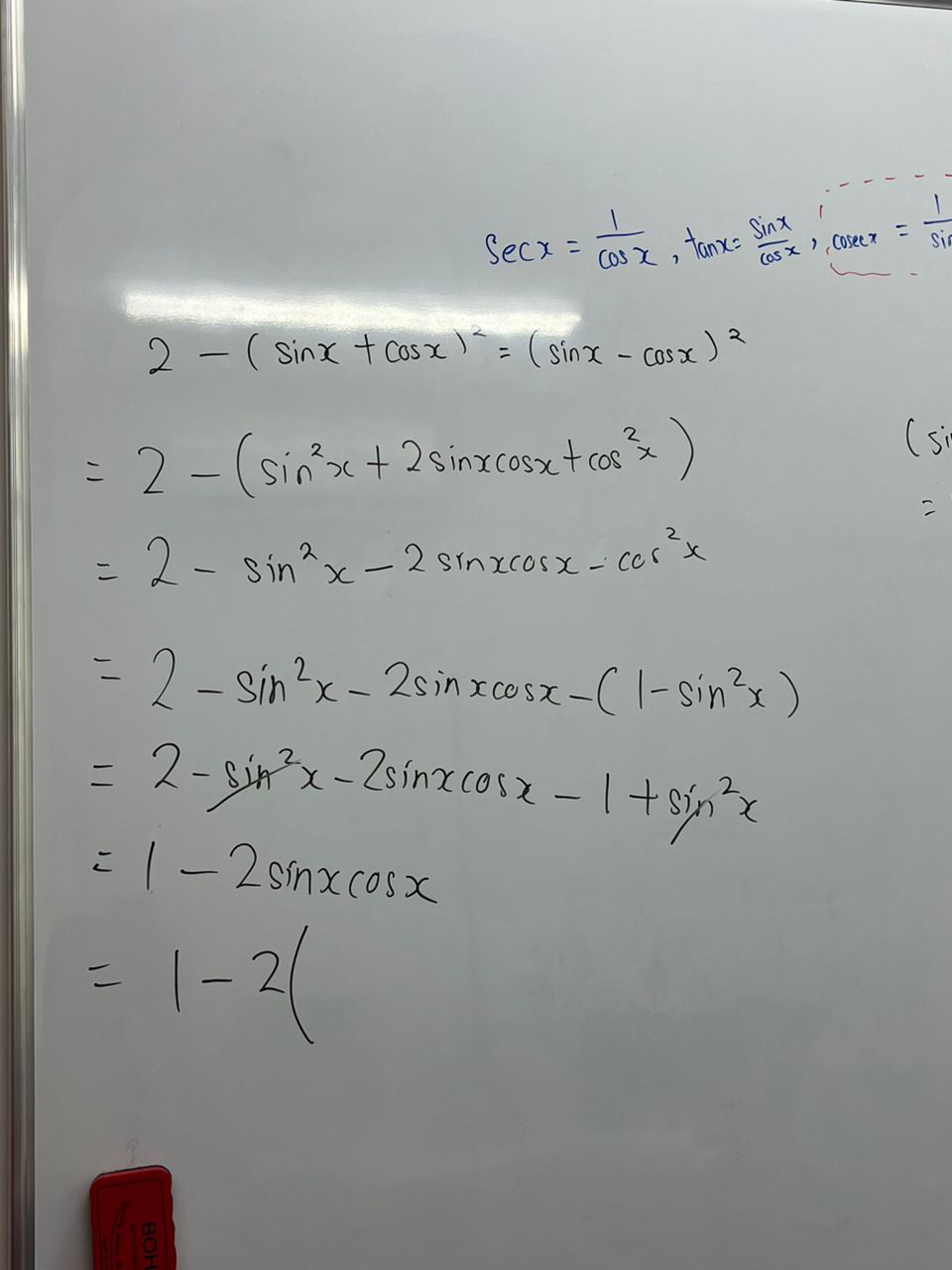 $ x = {1}{ x}, x = { x}{ x}, x = | StudyX