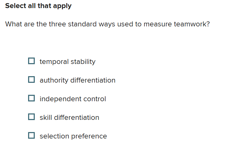 Select all that apply What are the three | StudyX