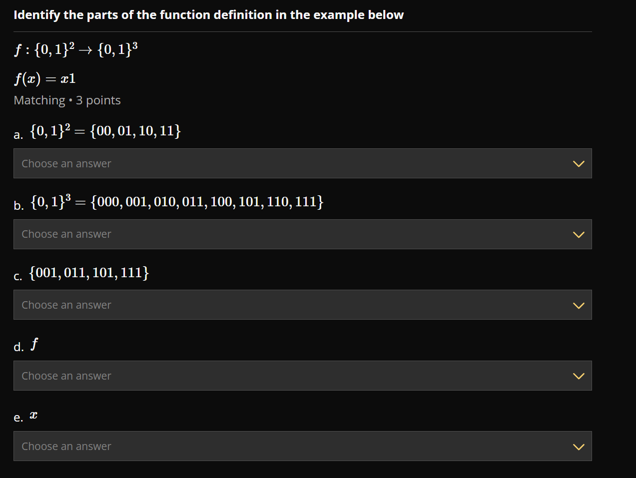 Identify the parts of the function | StudyX