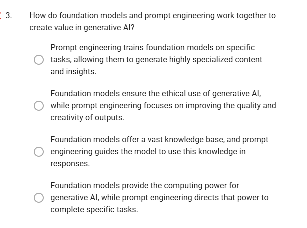How do foundation models and prompt