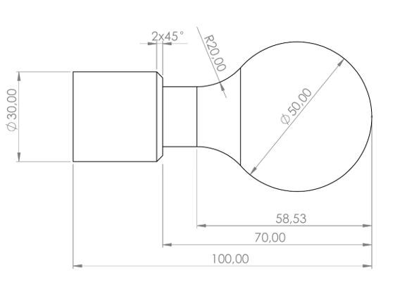 The image shows a 2D engineering drawing | StudyX