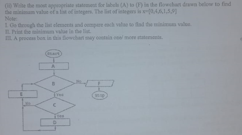 (ii) Write the most appropriate statement | StudyX