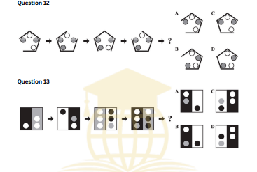 Question 12 Based on the pattern, which | StudyX