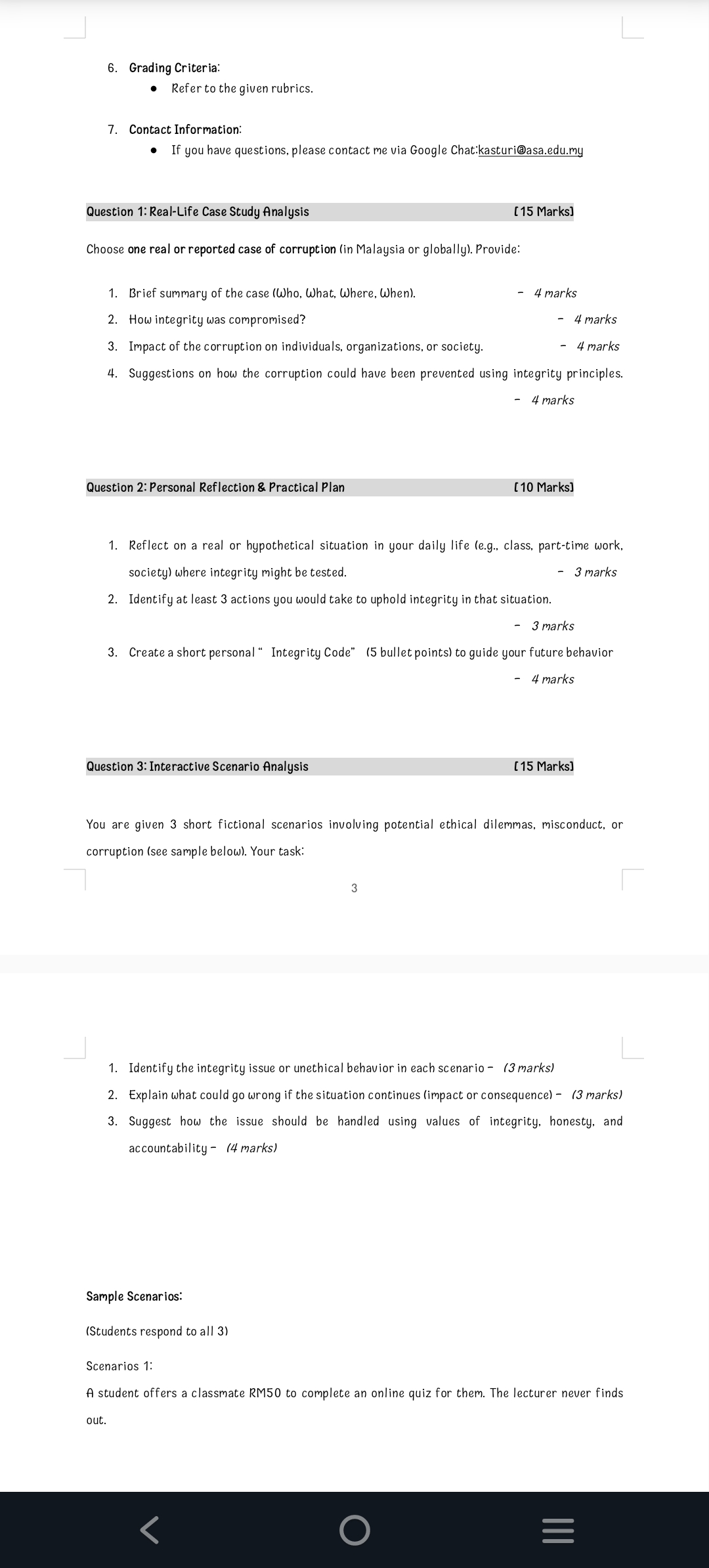 Question 1: Real-Life Case Study Analysis | StudyX