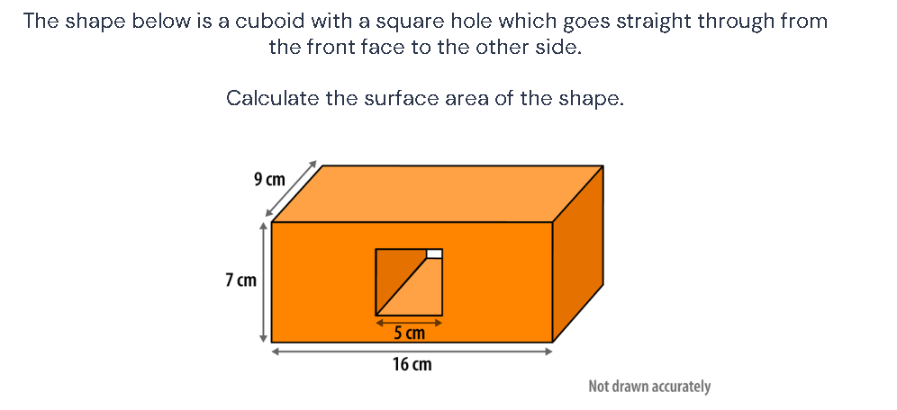 The shape below is a cuboid with a square | StudyX