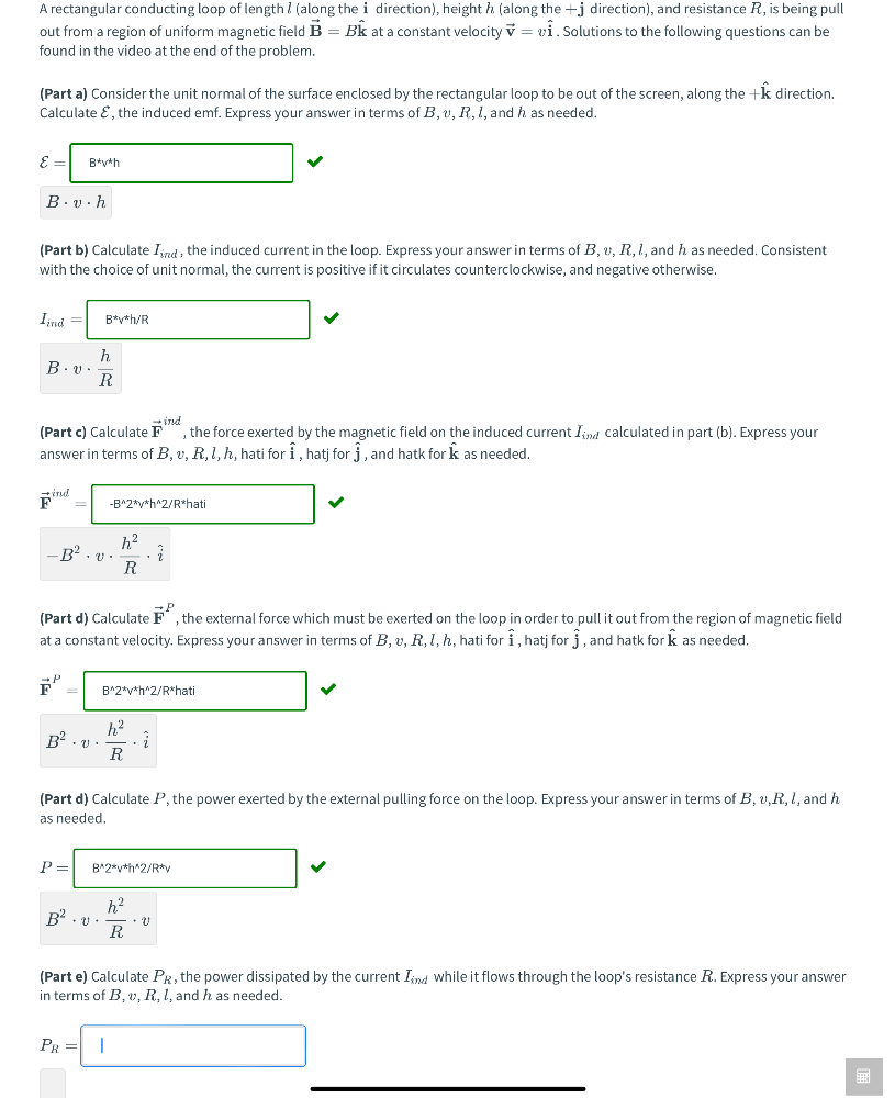 A rectangular conducting loop of length $l$ | StudyX