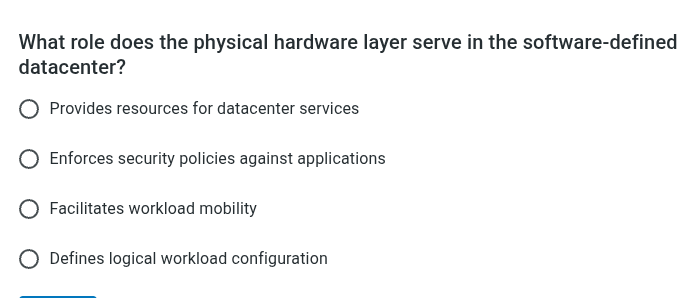 What role does the physical hardware layer | StudyX