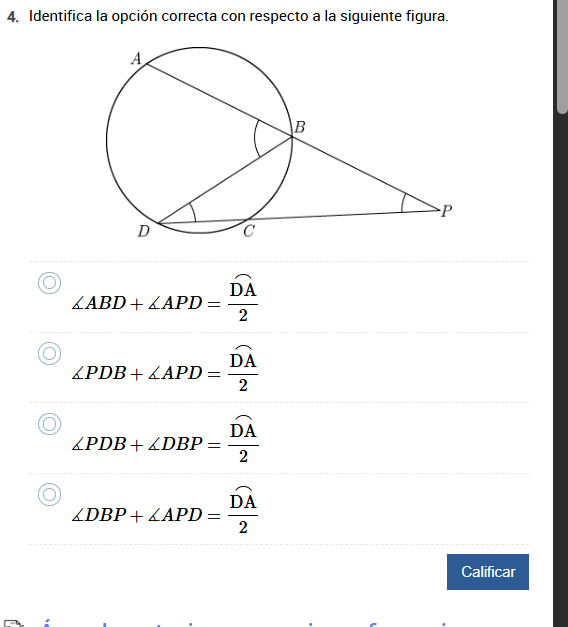 4. Identifica la opción correcta con | StudyX