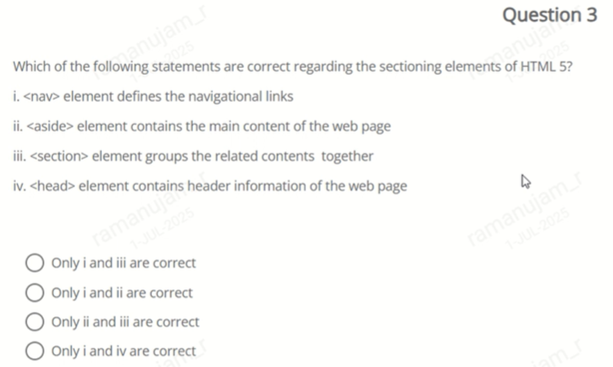 Which of the following statements are | StudyX
