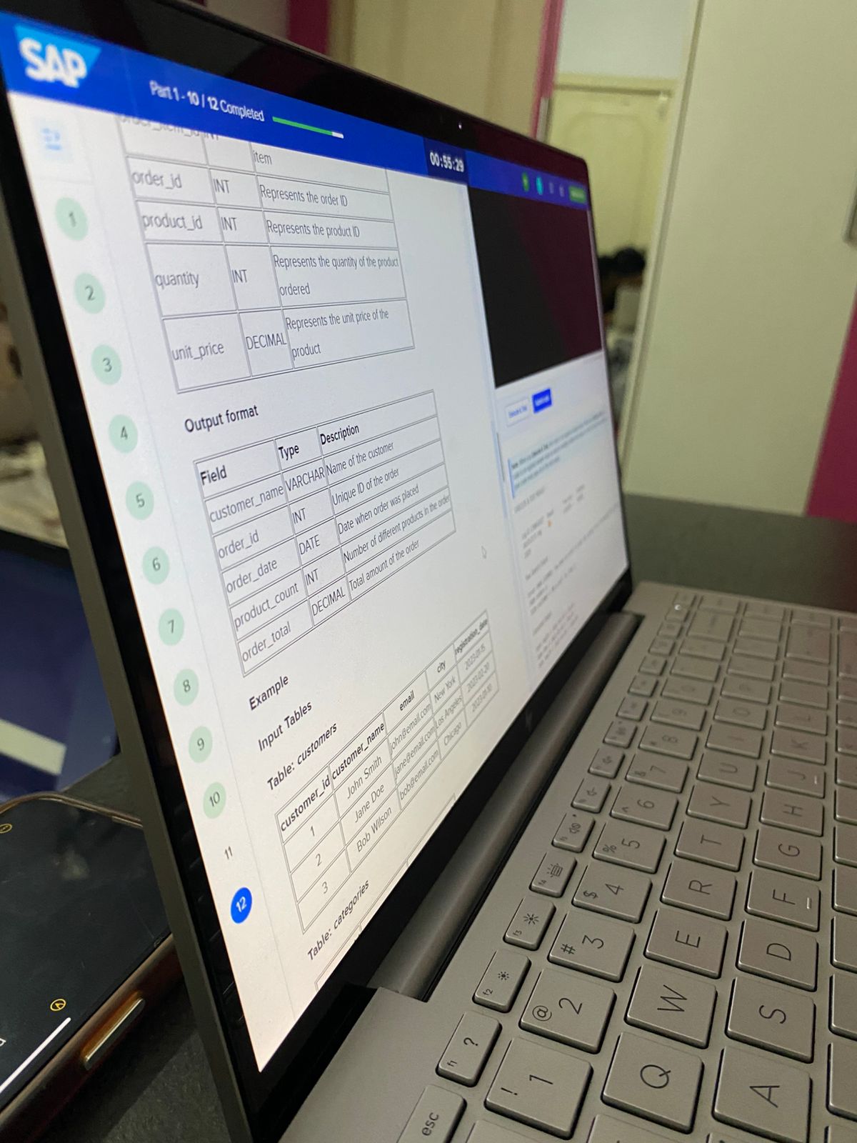 ```sql SELECT customer_name, order_id, | StudyX