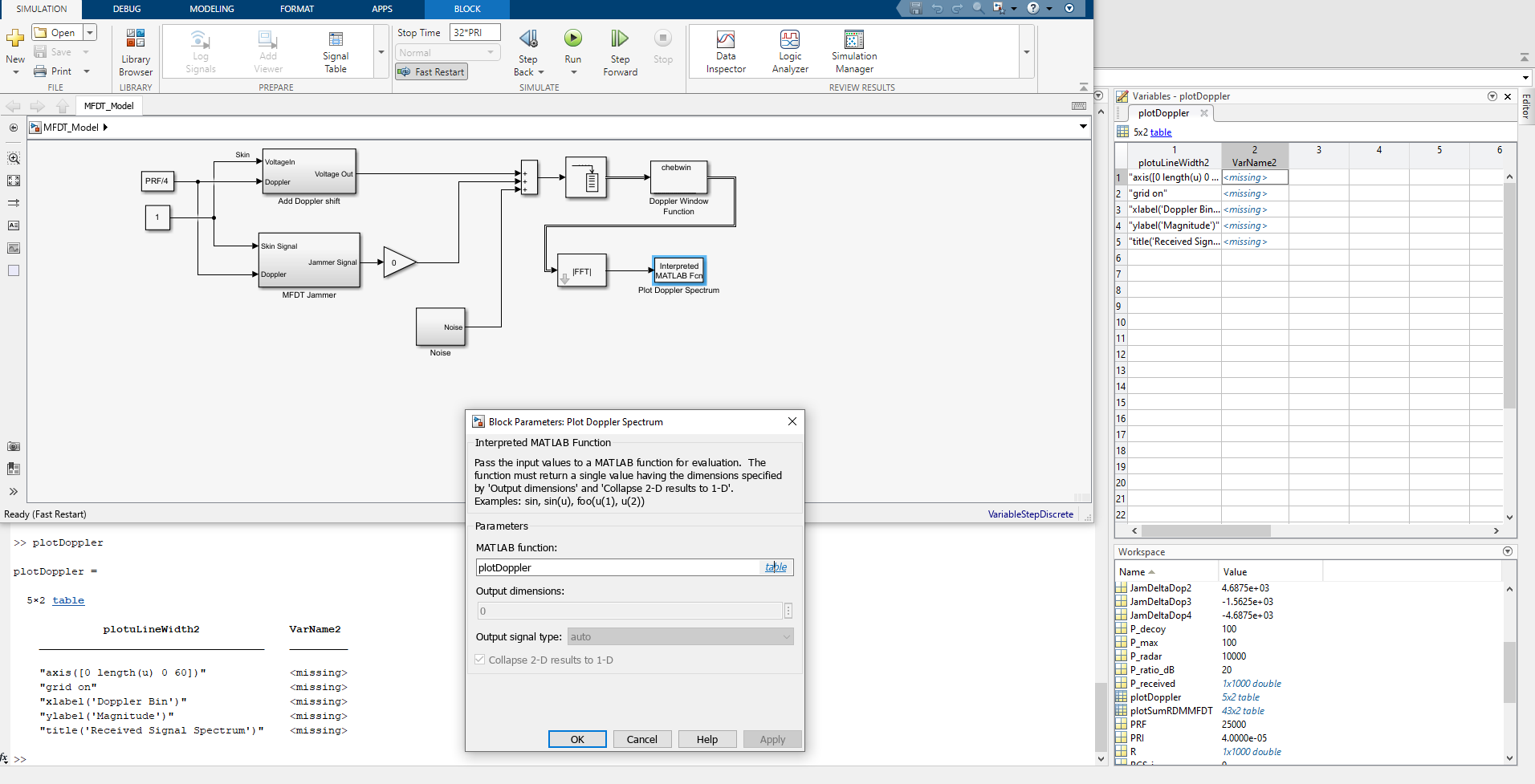 The image shows a MATLAB Simulink model and | StudyX