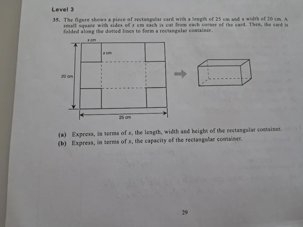 35. The figure shows a piece of rectangular | StudyX