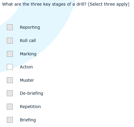 What are the three key stages of a drill? | StudyX