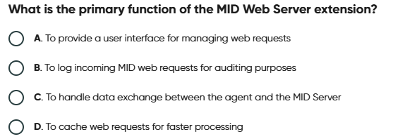 What is the primary function of the MID Web | StudyX