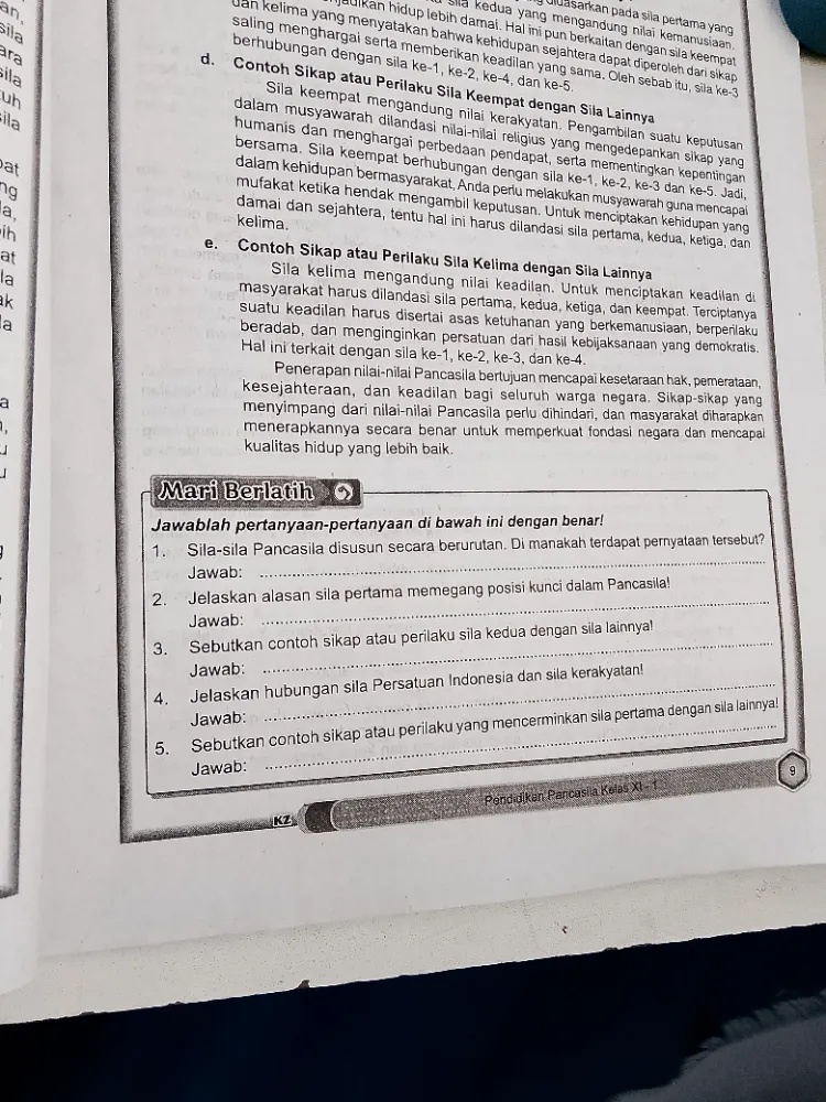 Jawablah pertanyaan-pertanyaan di bawah ini | StudyX