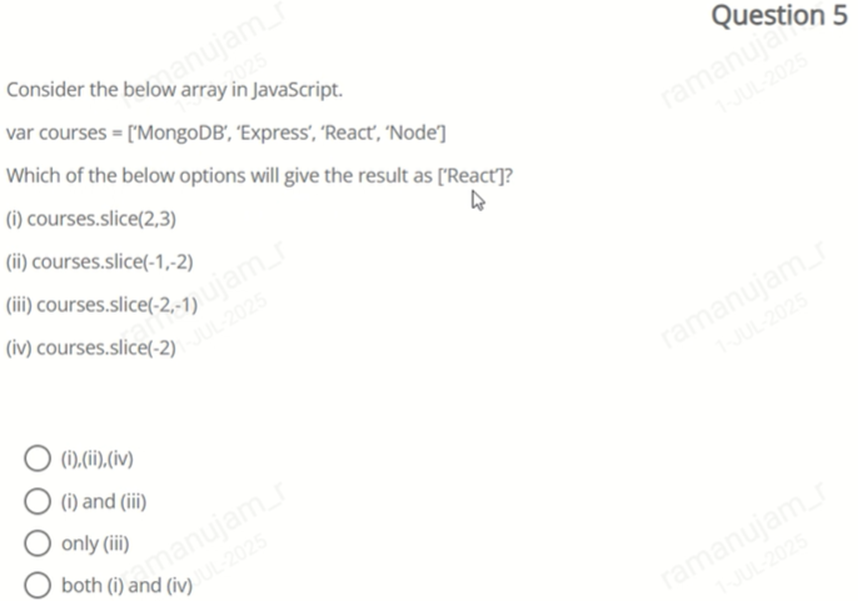 Consider the below array in JavaScript. var | StudyX