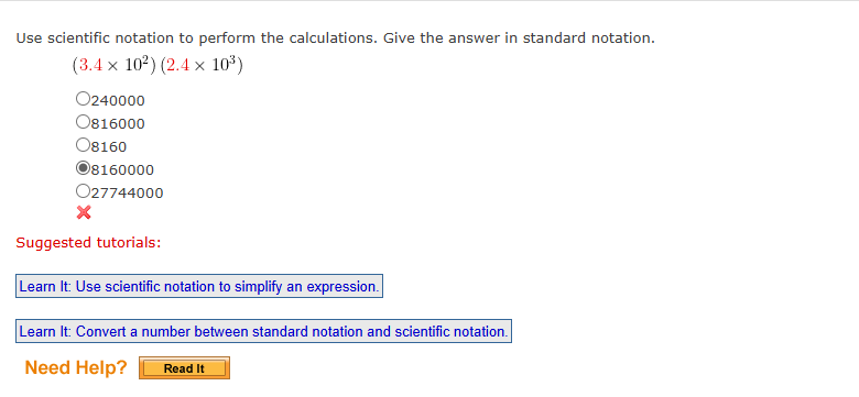 Use scientific notation to perform the | StudyX
