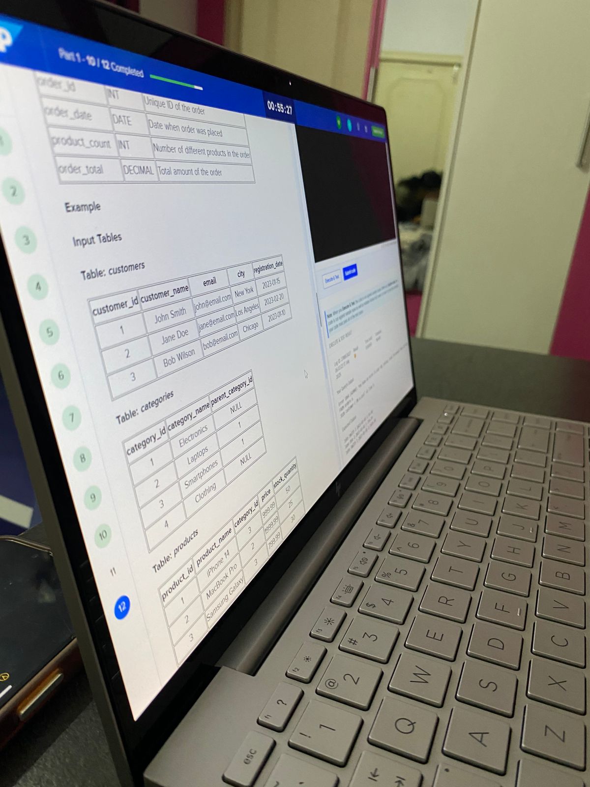 ```sql SELECT customer_name, order_id, | StudyX