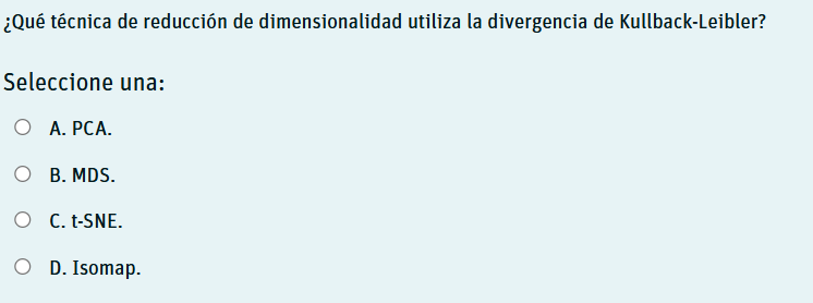 ¿Qué técnica de reducción de dimensionalidad | StudyX