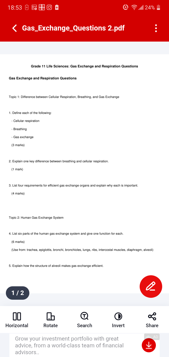 1. Define each of the following: - Cellular | StudyX