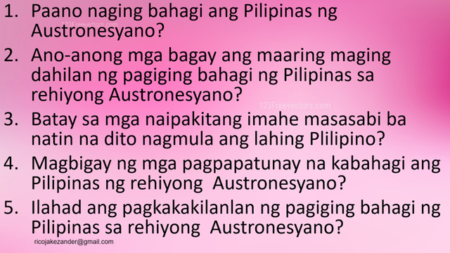 1. Paano naging bahagi ang Pilipinas ng | StudyX