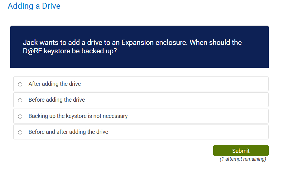 Jack wants to add a drive to an Expansion | StudyX