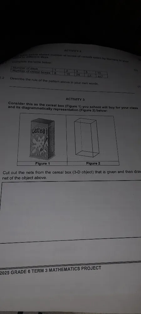 2. 2 Complete the table below: | Number | StudyX