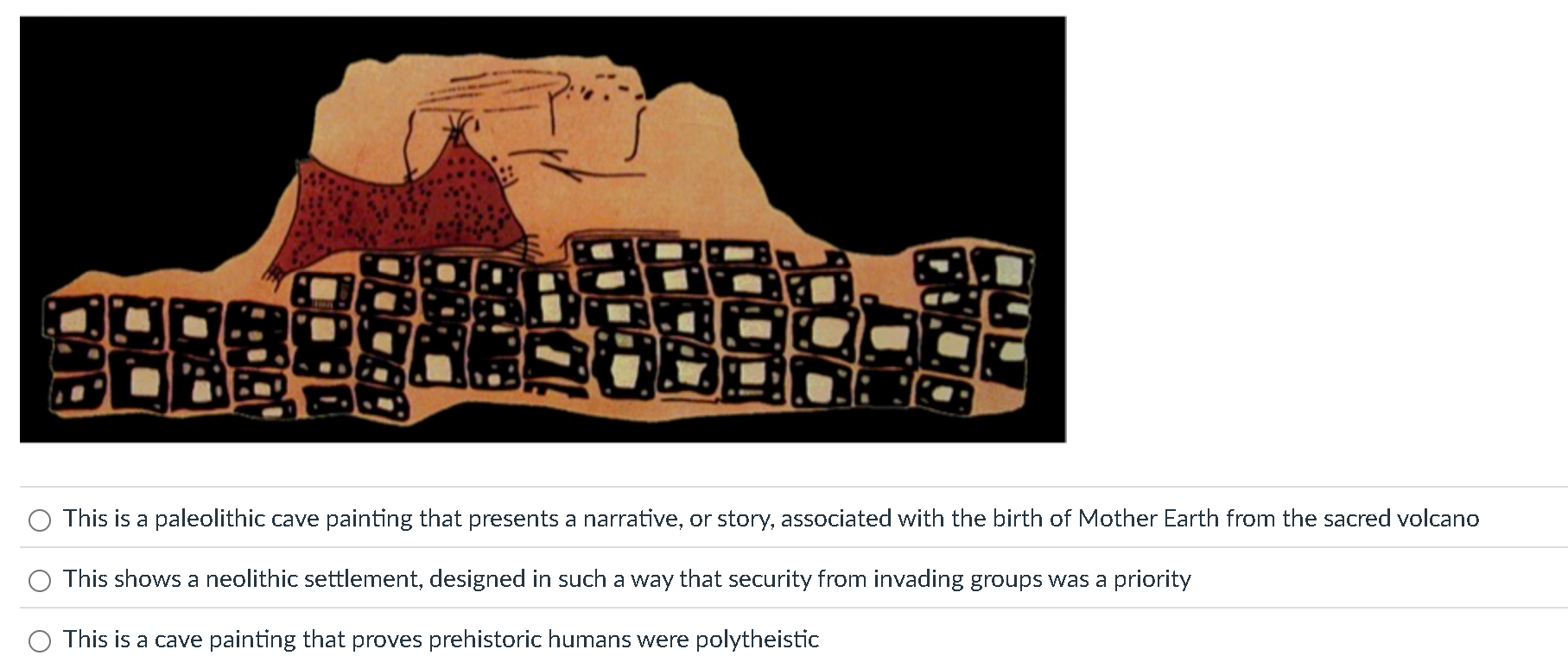 This is a paleolithic cave painting that | StudyX