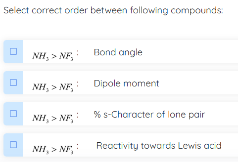 Select correct order between following | StudyX