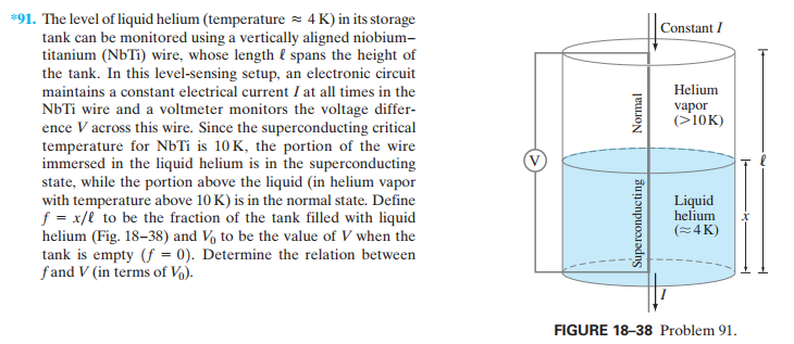 *91. The level of liquid helium (temperature | StudyX