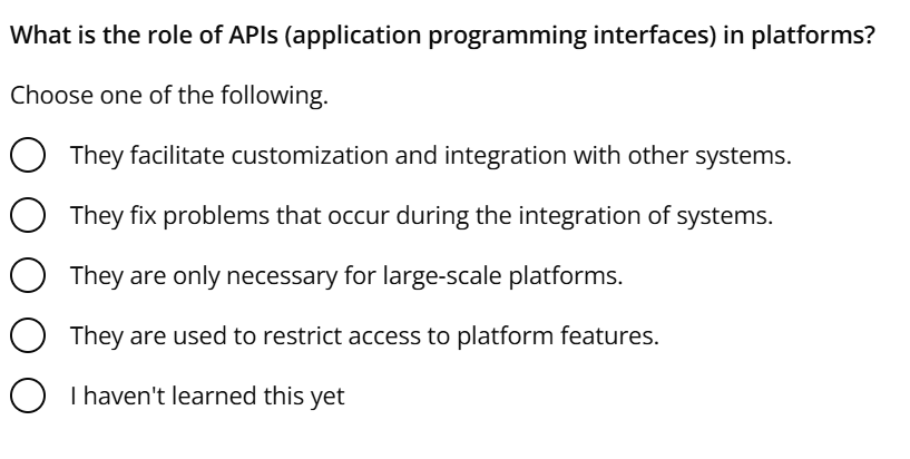 What is the role of APIs (application | StudyX