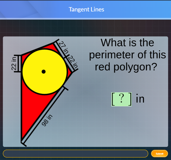 What is the perimeter of this red polygon? | StudyX