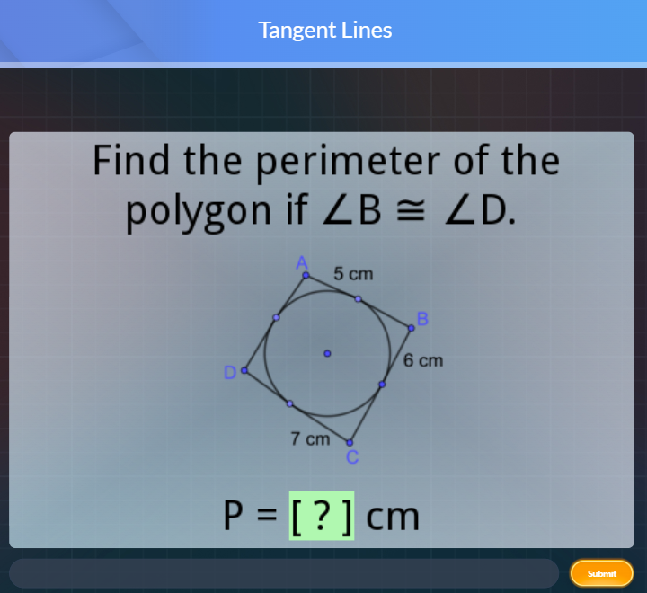 Find the perimeter of the polygon if $ B | StudyX