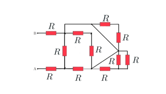 The image shows a resistor network | StudyX