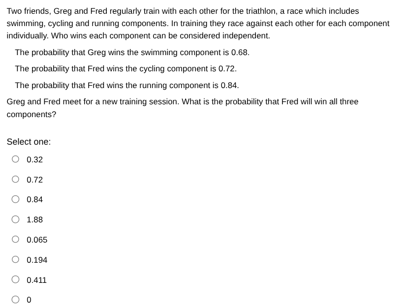 Two friends, Greg and Fred regularly train | StudyX