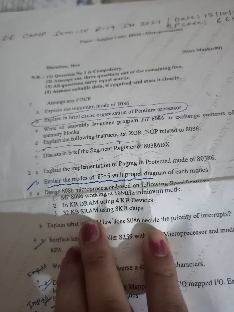 a Explain the implementation of Paging in | StudyX