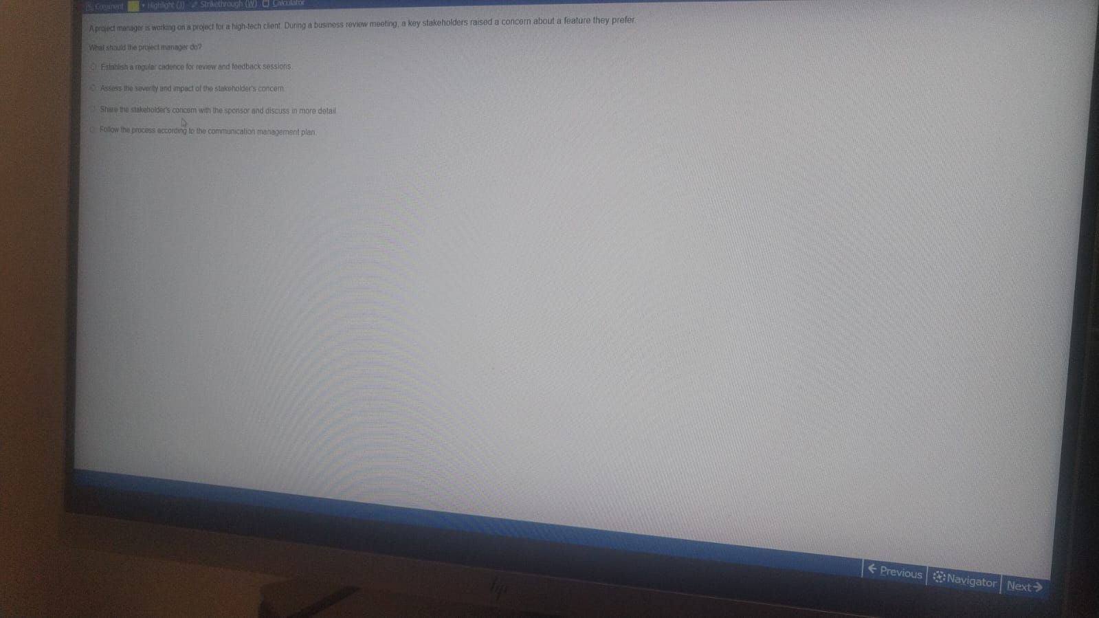 A project manager is working on a project | StudyX