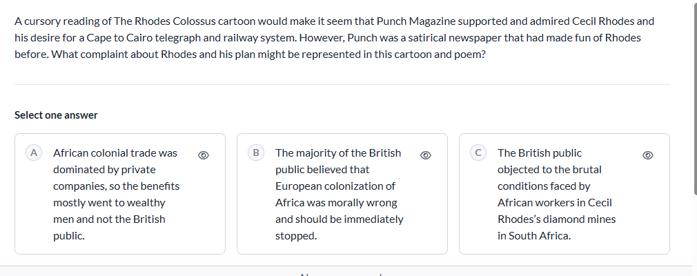 A cursory reading of The Rhodes Colossus | StudyX