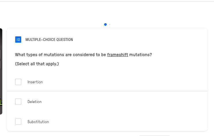 What types of mutations are considered to be | StudyX