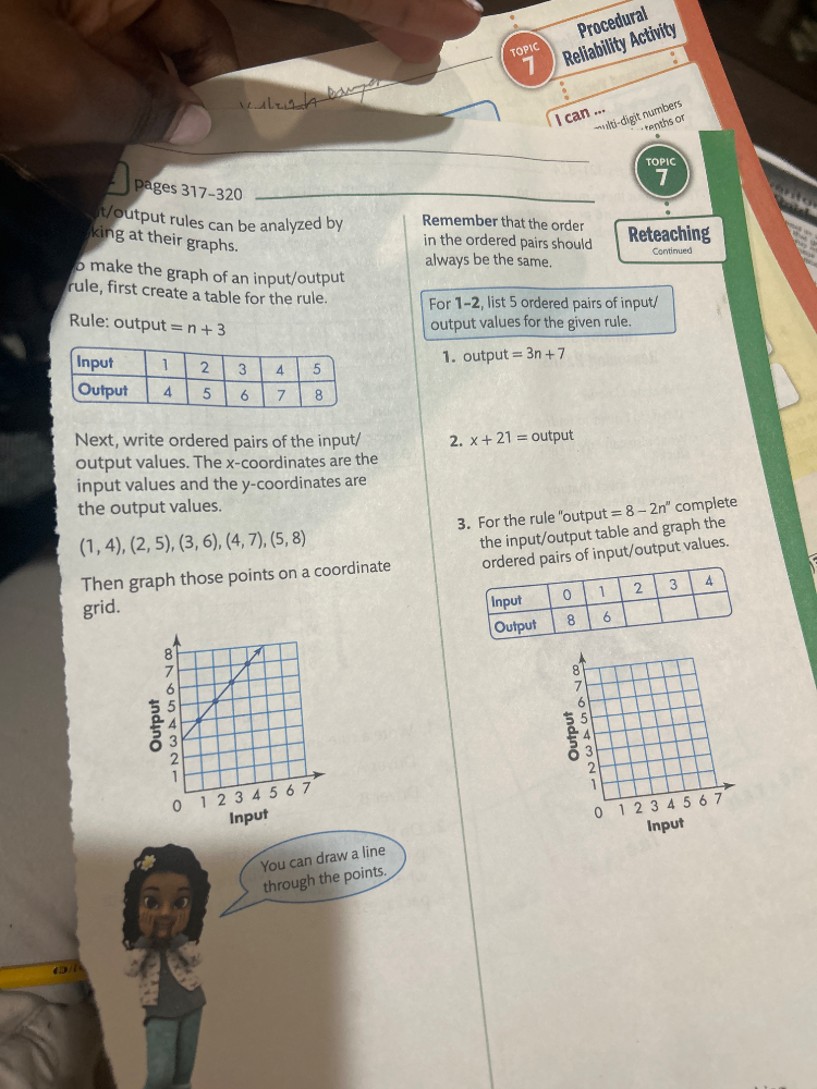 For 1-2, list 5 ordered pairs of | StudyX