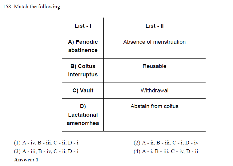 Match the following. | List - I | StudyX