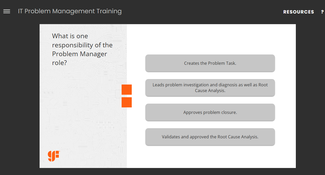 What is one responsibility of the Problem | StudyX