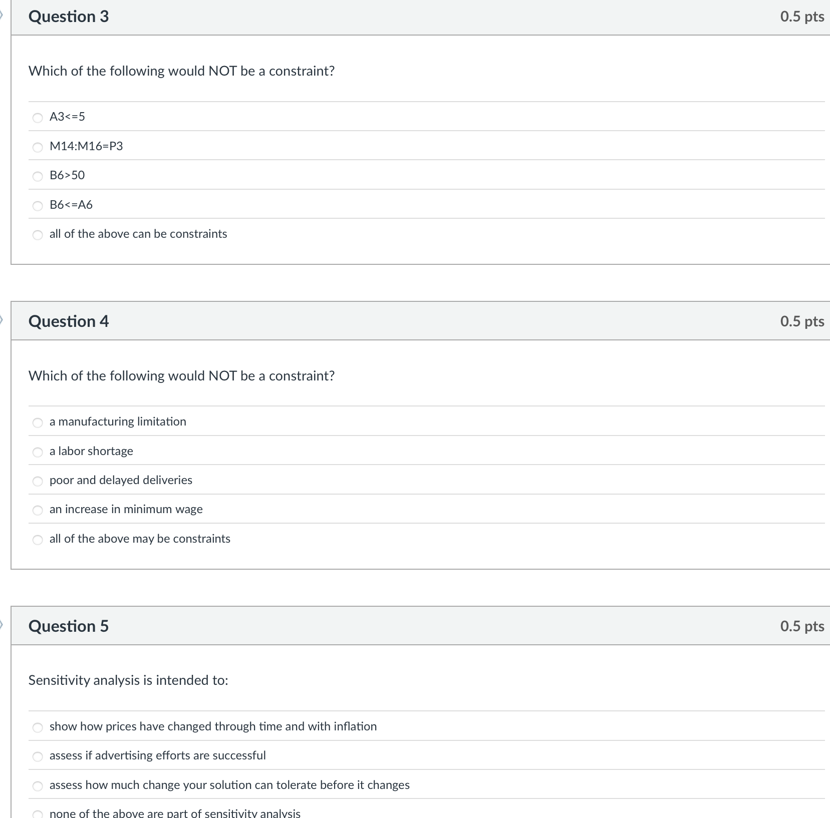 Which of the following would NOT be a | StudyX