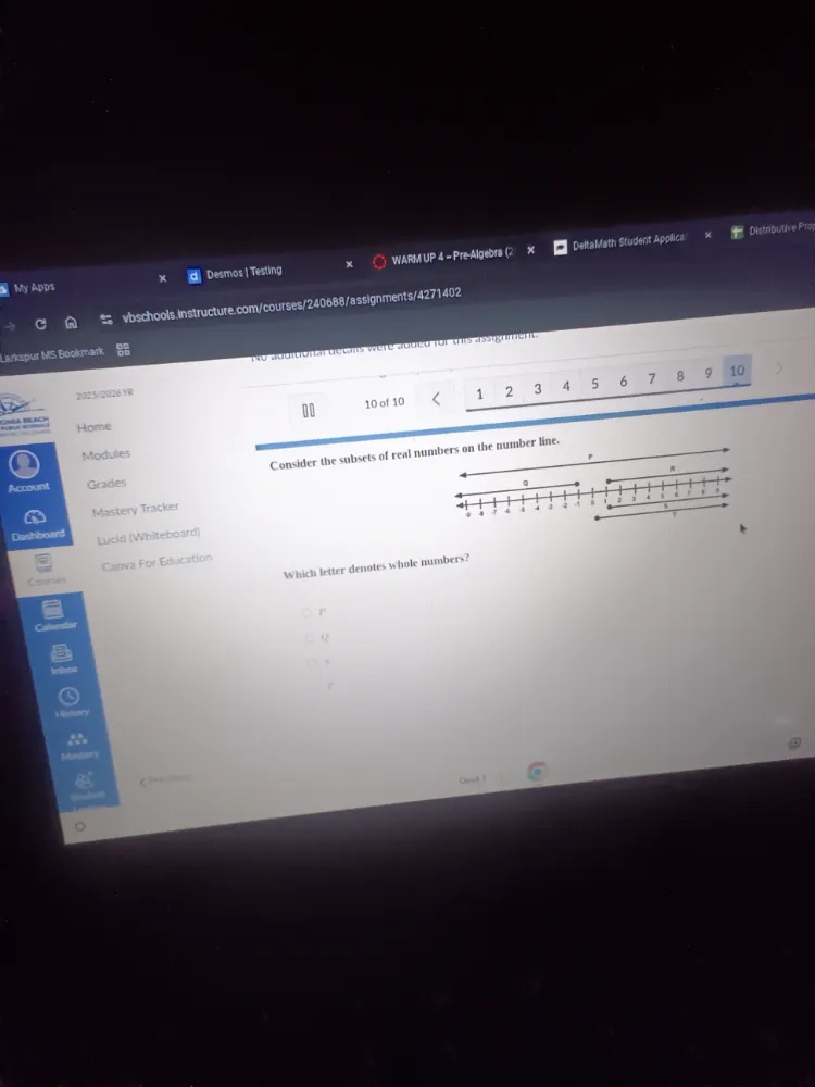 Consider the subsets of real numbers on the | StudyX