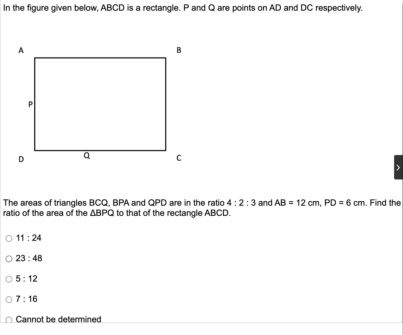 In the figure given below, ABCD is a | StudyX