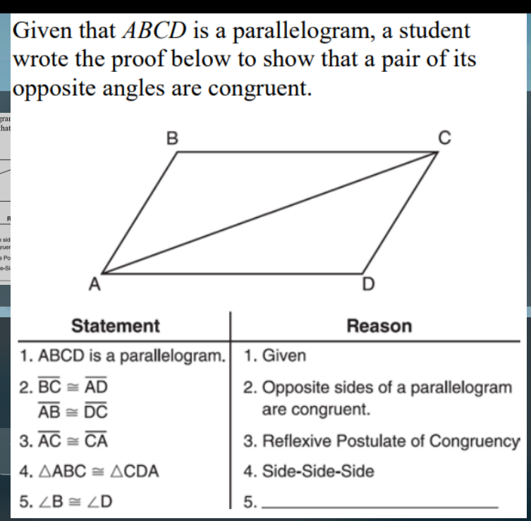 Given that $ABCD$ is a parallelogram, a | StudyX